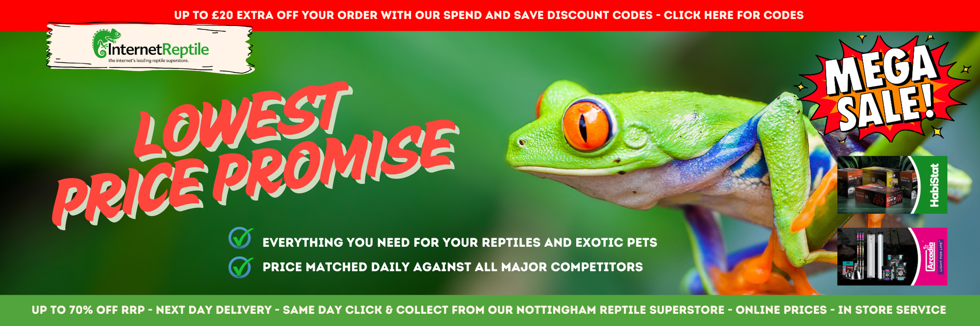 Leading Online Reptile Shop | Next Day Delivery | Internet Reptile