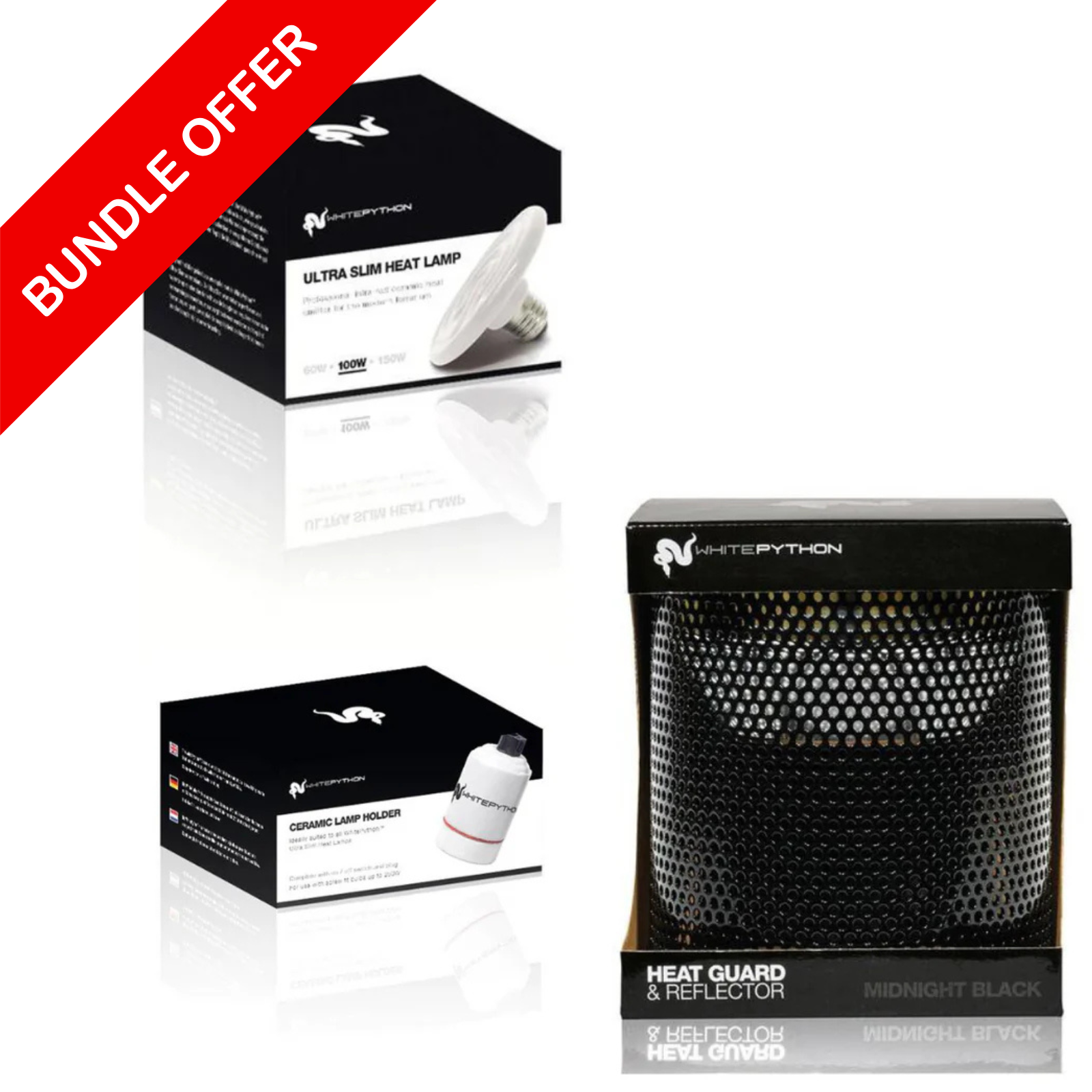White Python Slimline Ceramic Heater Kit